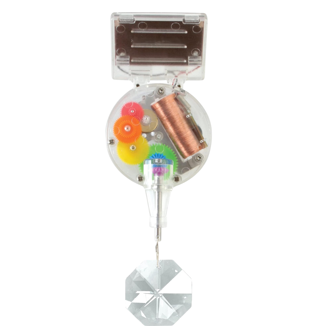 Solar Powered Prism Suncatcher Window Spinner, Hanging Mount – BUILDERSHOPE